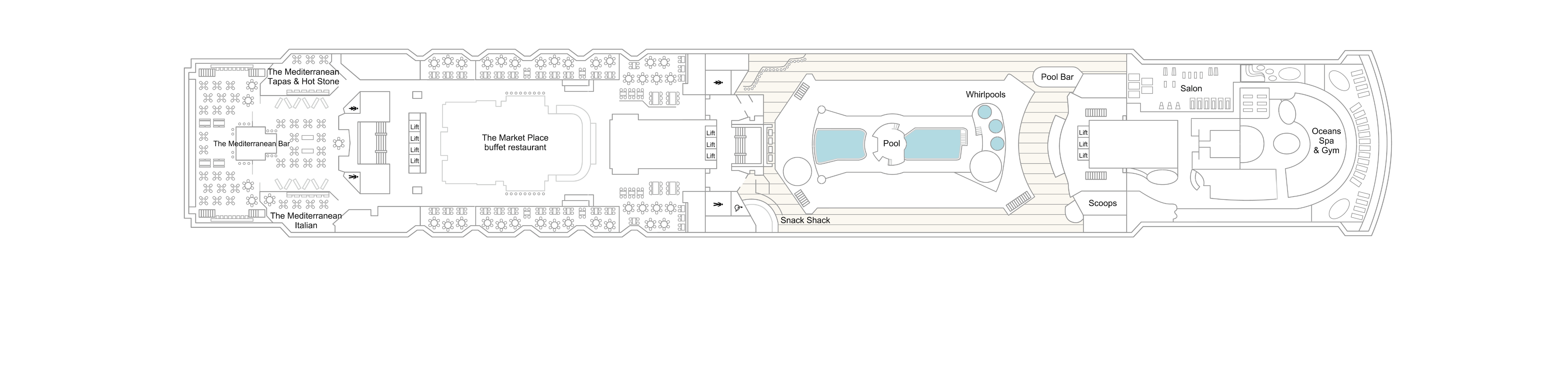 Marella Explorer Deck Plans | CruiseInd