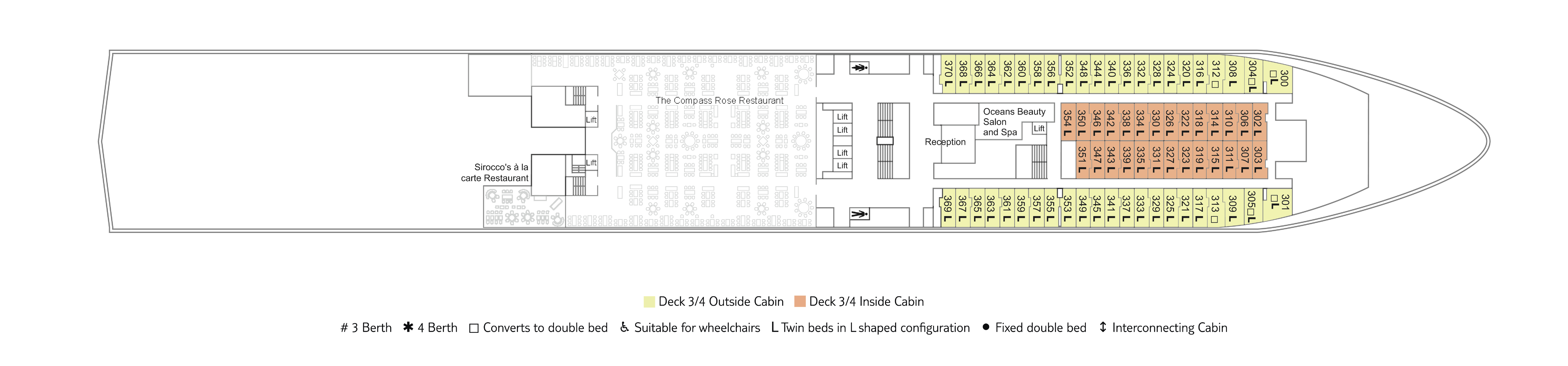 Marella Spirit Deck Plans | CruiseInd