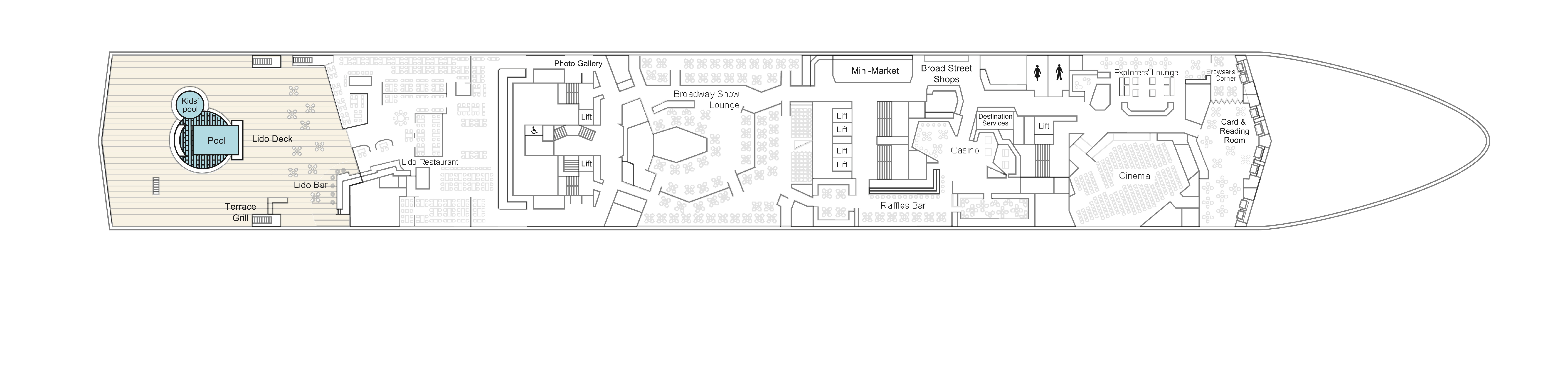 Marella Spirit Deck Plans | CruiseInd