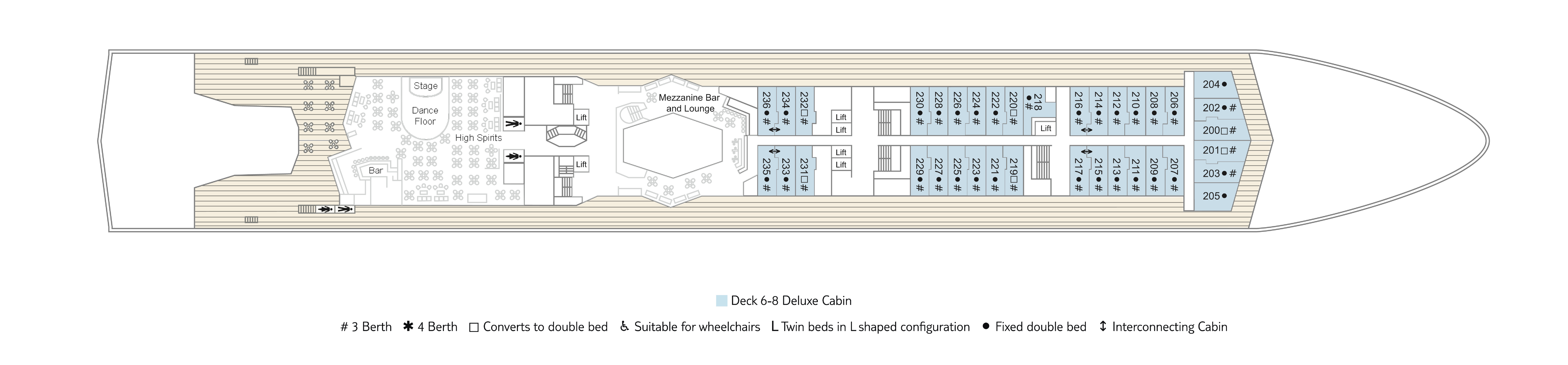 Marella Spirit Deck Plans | CruiseInd