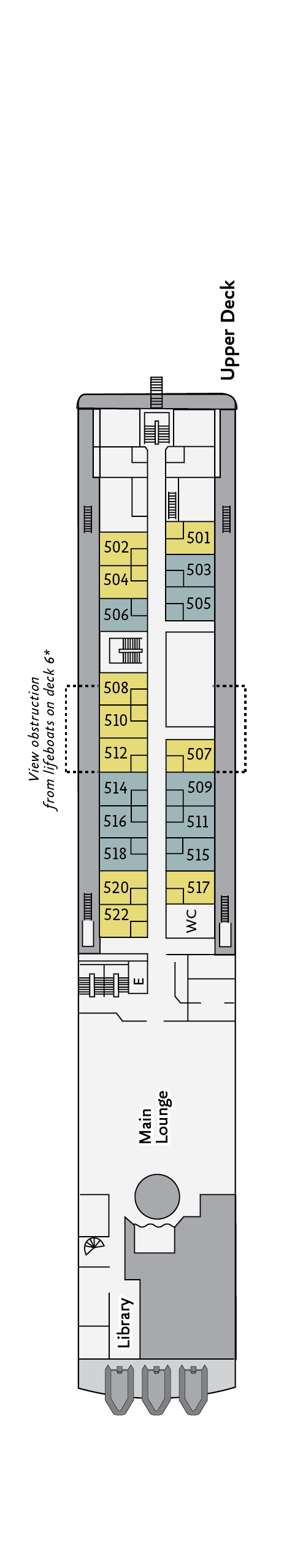 Ocean Diamond Deck Plans | CruiseInd